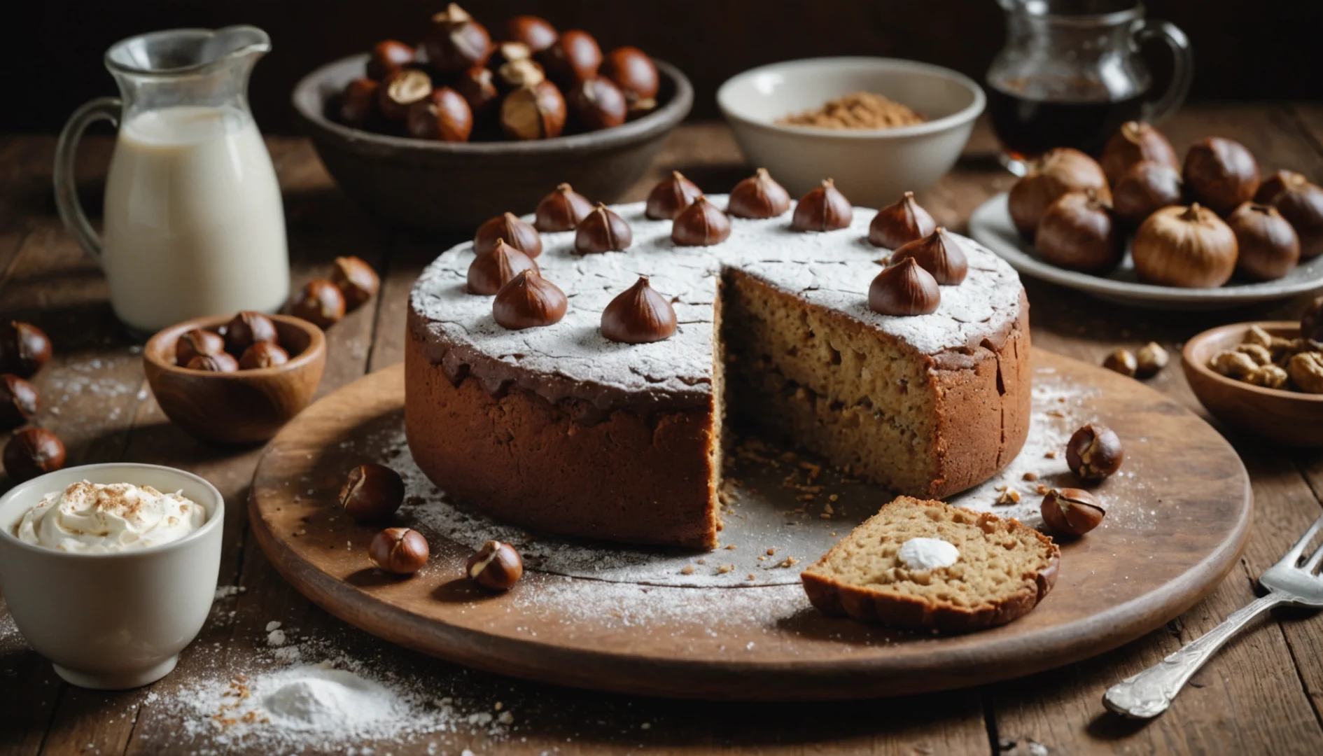 Gâteau à la farine de châtaigne : recette gourmande et saine
