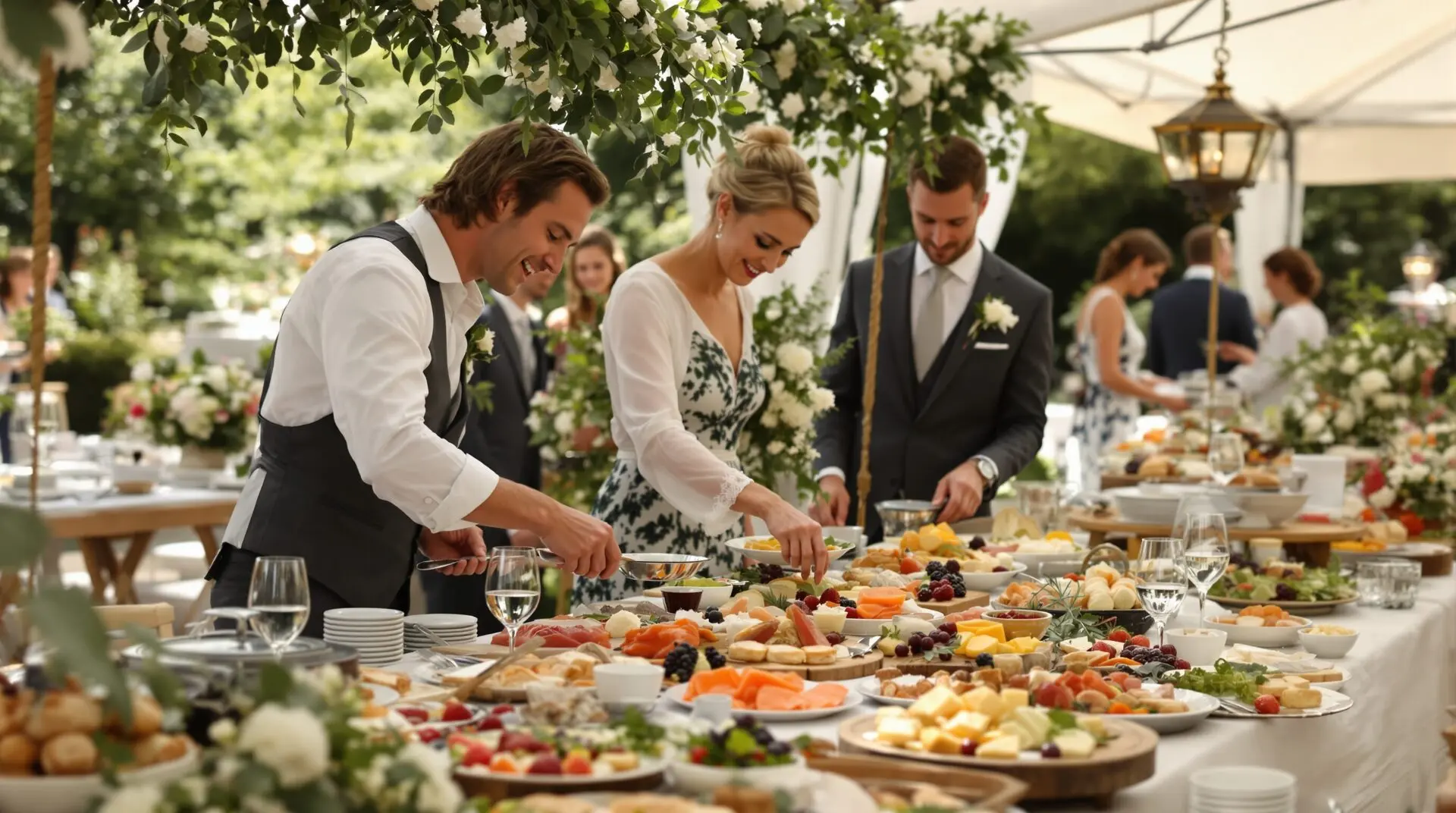Que propose un traiteur dans un brunch mariage